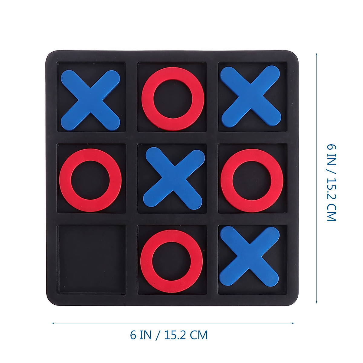 Toe Game Board 2 Boxes Noughts and Crosses Game Kids Toe Game Strategy Board Game for Kids Adult