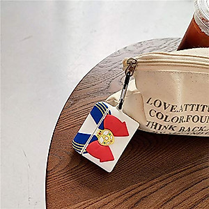 TOU-BEGUIN Creative Charging Case Compatible with Airpods Pro, Cute Sailor Moon Suit Design Soft Silicone Full Protective Skin Cover, Fashion Skirt Wireless Earphone Accessories