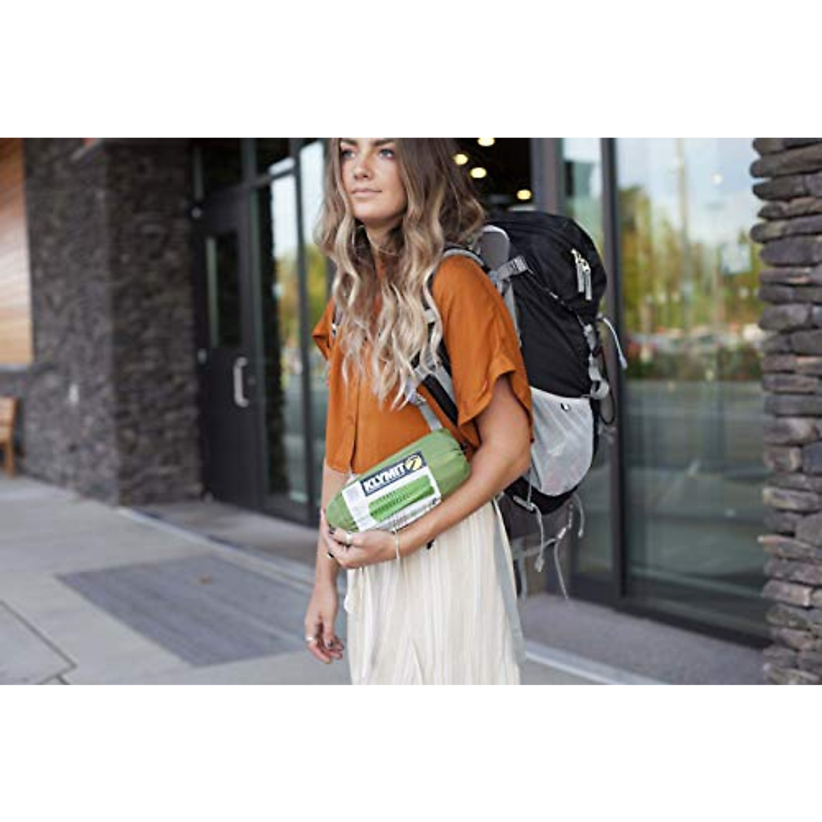 Klymit Static V Inflatable Sleeping Pad for Camping, Lightweight Hiking and Backpacking Air Bed