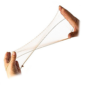 Deoot 10 Pcs Invisible Hair Nets Elastic Edge Mesh for Women Bun,Light Coffee