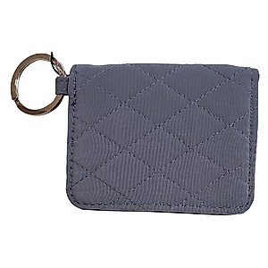 Vera Bradley Campus Double ID Wallet (Carbon Gray)