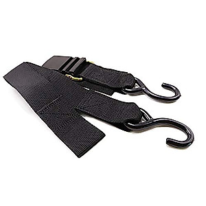 MEILI Heavy Duty Boat Trailer Transom Strap (2PK) - 2 inch x 48 inch Adjustable Marine Boat Tie Down Straps to Trailer (Shipped from USA) with Quick Release Buckle1200 LBS Capacity Securely