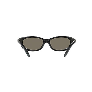 Costa Del Mar Man Sunglasses Matte Black Frame - Blue Mirror Lenses - 61MM