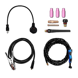 DEKOPRO TIG Welder 200A High Frequency 110/ 220V Dual Voltage Welder Machine, TIG/Stick/Arc 2 in 1 Welding Machine