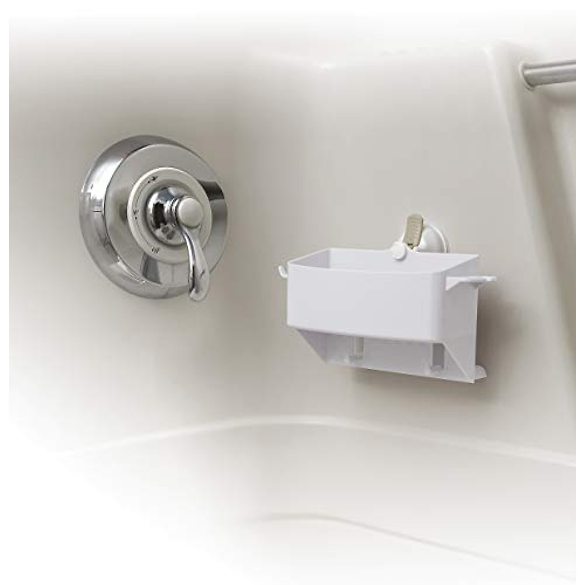 Changing Lifestyles Safe-er-Grip Tub Organizer, White