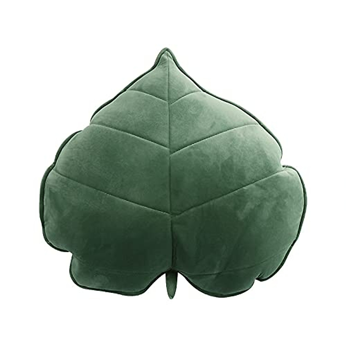 3D Leaf Throw Pillow Plush Green Leaf Shaped Throw Pillow,Decorative Leaf Pillows Leaves Sofa Throw Pillow, Plant Pillow Novelty Plush Cushion Backrest Pillow for Couch Sofa Living Room Home Decor