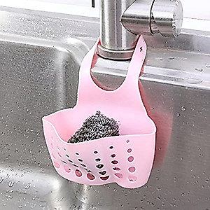 Ochine Kitchen Sink Hanging Storage Basket Sink Sponge Holder Hanging Kitchen Sink Caddy Sponge Holder Sink Soap Box Organizer Shelf Hanging Kitchen Sink Organizer Rack Kitchen Storage Accessories