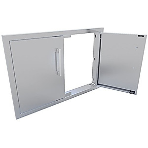 Sunstone BA-DD30 Beveled Frame Double Access Door, 30"