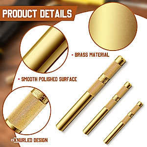 3 Pcs Brass Drift Punch Set, 3/4, 1/2, 3/8 Inch, 25075 25076 25077 Brass Punch Kit