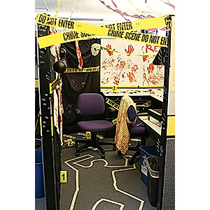 Crime Scene Do Not Cross Barricade Tape 3 X 100 • Bright Yellow with a Bold Black Print • 3 in. Wide for Maximum Readability • Tear Resistant