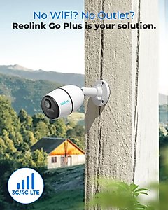 REOLINK 2 Pack Go Plus Celluar Security Camera Bundle with Solar Panel