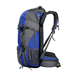 WoneNice 50L(45+5) Waterproof Hiking Backpack - Outdoor Sport Daypack with Rain Cover