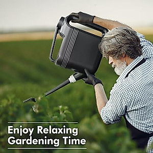 2 Gallon Watering Can for Outdoor Plants,Plant Watering Can with Removable Long Spout and Stainless Steel Shower Head,Large Garden Watering Can for House Plant Flower Vegetable