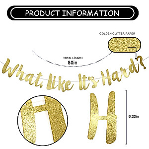 what like it's hard？banner，law school graduation banner, law school acceptance, entrance decorations, funny graduation decorations, party banner