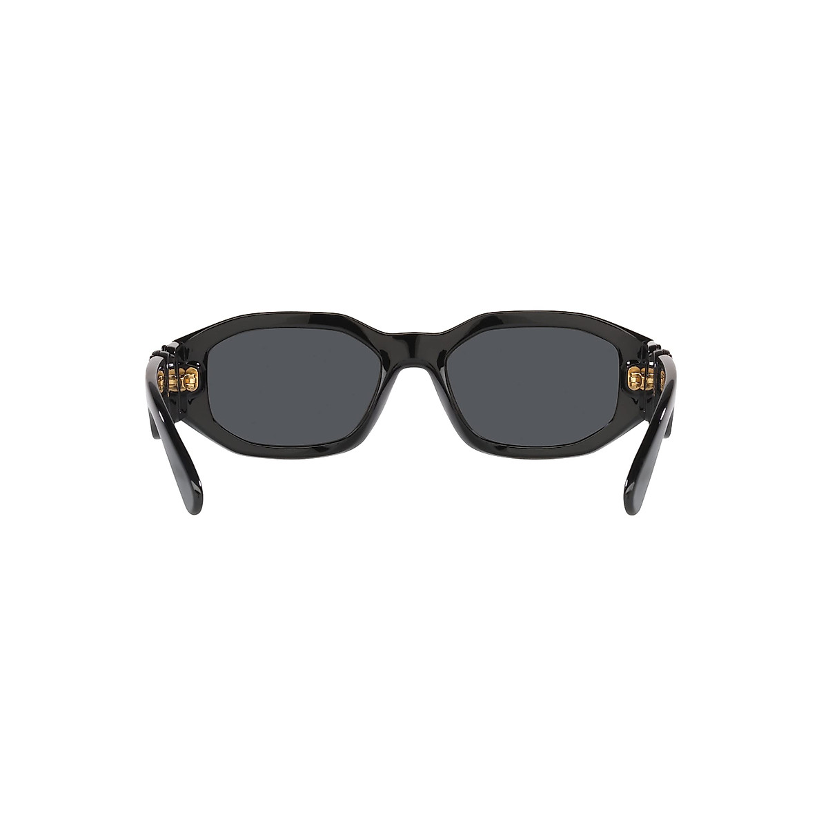 Versace Unisex Sunglasses Black Frame, Dark Grey Lenses, 53MM