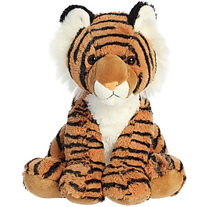 Aurora® Cuddly Bengal Tiger Stuffed Animal - Cozy Comfort - Endless Snuggles - Brown 14 Inches