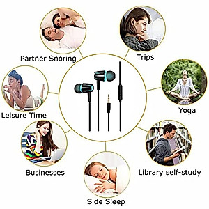 Greewen Music Gaming Headset with Mic Sports M18 3.5Mm Headphones with Subwoofer Earbuds Adjustable Volume Earphones