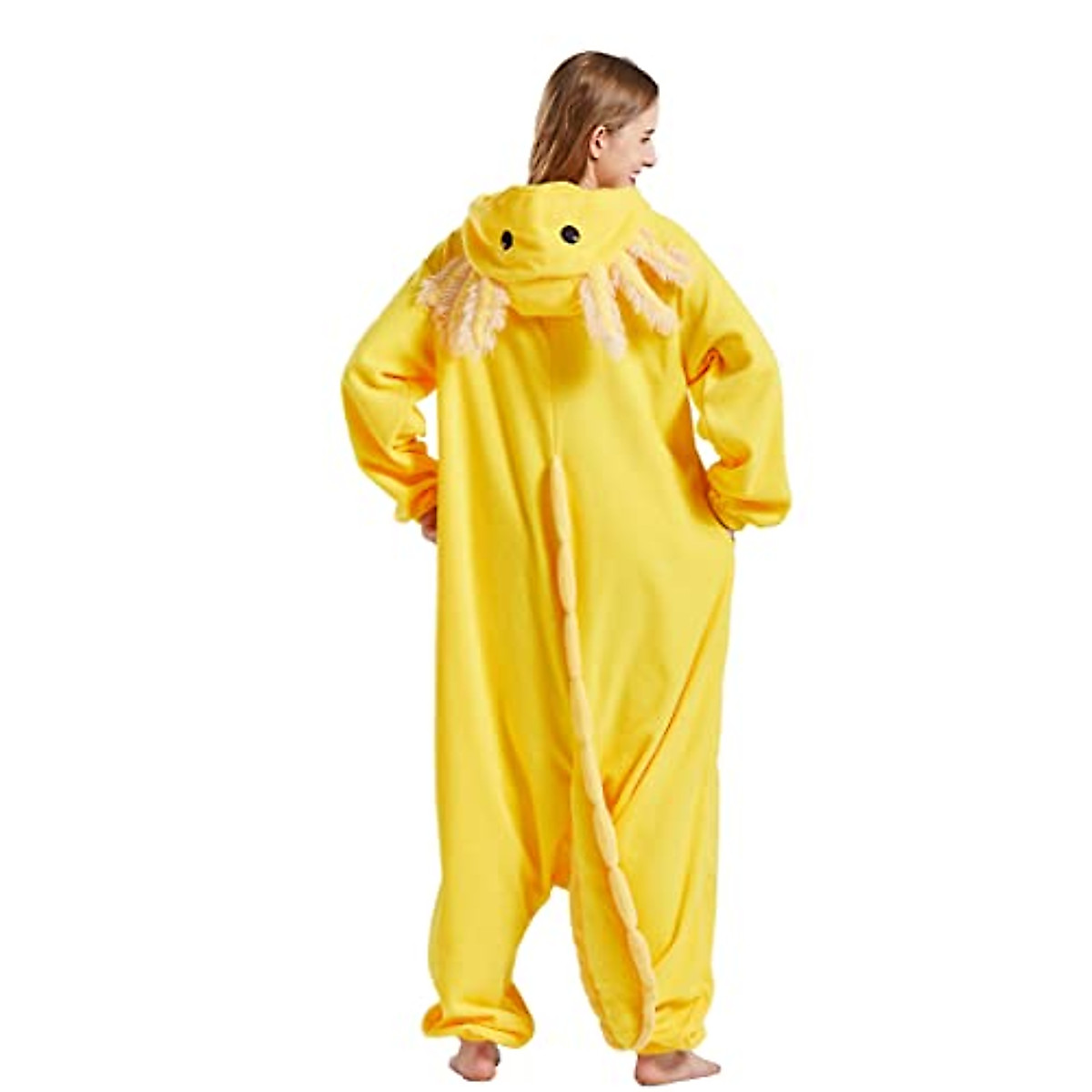 DELEY Unisex Adult Animal Sleepwear Warm Onesies Pajamas Cosplay Homewear Anime Costume