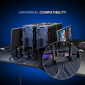 Maximm Ethernet Cable 200 ft CAT6 High Speed Internet Network LAN Cable Cord, Outdoor Waterproof (Black)