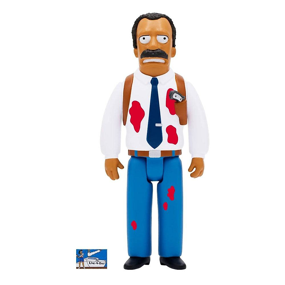 Super7 The Simpsons Scoey - 3.75" The Simpsons Action Figure with Accessory Classic TV Show Collectibles and Retro Toys