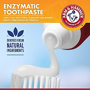 Arm & Hammer for Pets Clinical Care Dental Gum Health Enzymatic Toothpaste for Dogs | Soothes Inflamed Gums | Dog Toothpaste is Safe for All Dogs and Puppies, Beef Flavor, 2.5 Ounces