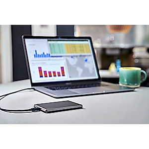 LaCie Mobile Drive 5TB External Hard Drive Portable HDD – Space Gray USB-C USB 3.0, for Mac and PC Desktop, 1 Month Adobe CC (STHG5000402)