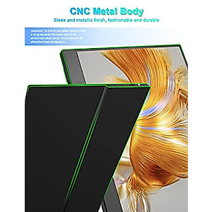 Portable Monitor, Usparkle 15.6inch 1080P FHD USB-C Travel Laptop Monitor, HDMI Computer Display HDR IPS Gaming Screen w/Smart Cover& Speakers, External Monitor for Laptop PC Mac Phone PS4 Xbox Switch