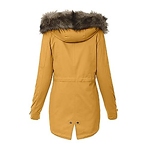 Winter Jacket with Hood Winter Coats for Women Waterproof Hooded Warm Winter Coat Quilted Thicken Puffer Jacket with Removable Hood Sweaters Tops for Work for Women Fall Hoodies for Women Blouses