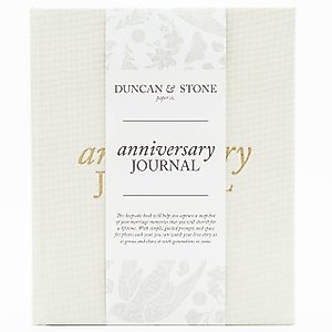 Wedding Anniversary Journal (Ivory, 189 Pages) - Anniversary Book for Couple - Marriage Memory Book & Photo Album - Unique Wedding Gifts for Couple
