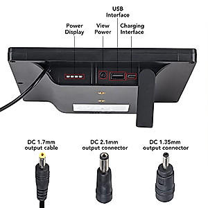 5W Trail Camera Solar Panel, 12V Solar Battery Kit Build-in 5200mAh Rechargeable Battery, Hunting Accessories for Game Camera IP65 Waterproof, Continuous Solar Power for Cameras
