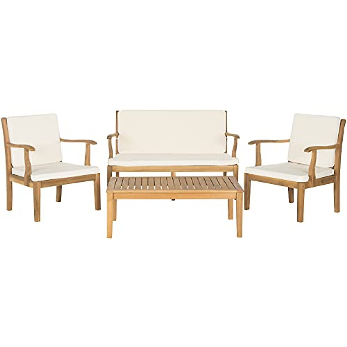 Safavieh 4-Piece Outdoor Collection Fresno Patio Set