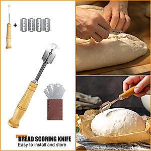 Proofing Baskets for Bread Baking, Round 9” Sourdough Starter Kit, Bannetons Bread Proofing Baskets, Sourdough Bread Baking Supplies