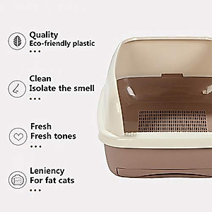 Cat Litter Tray Semi-Closed Drawer from The Makers of Self-Cleaning Significantly Reduces Cleaning Time with Cat Litter Scoop