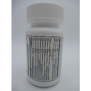 Rugby Tab-A-Vite Multivitamin with Iron and Beta-Carotene Multivitamin/Mineral Supplement - 100 Tablets