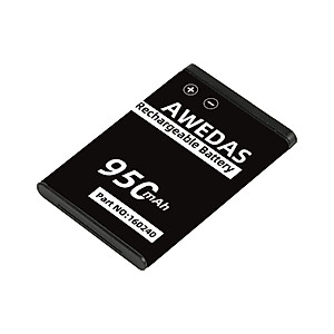 AWEDAS (2Pack) 160240 Replacement Battery 950mAh [Upgraded] for Steelseries 61298RX Arctis Pro Wireless Gaming-Headset Siberia 800 Siberia 840 Steelseries 160240 Gaming-Headset Replacement Battery