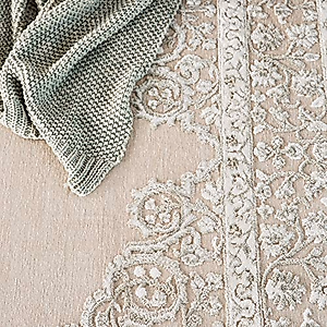 Jaipur Living Malo 5'X7'6" Area Rug, Contemporary Gray, with 1/4" Pile Height, for Indoor Spaces, Living Room, entryway