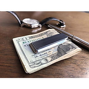 M-Clip Money Clip (Natural) - Minimalist Slim Wallet Alternative for Front Pocket Carry - Cash and Credit Card Holder for Men