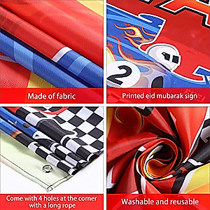 Two Fast Backdrop Two Fast Birthday Decorations Racing Theme Party Decorations Racing Car Second Birthday Photography Background Racing Boys Kids Birthday Party Supplies