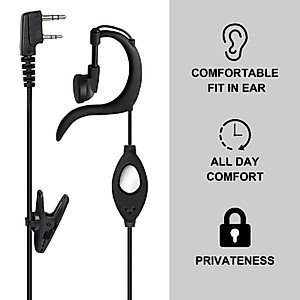 Baofeng UV-5R Ham Radio Handheld 8 Watt Two Way Radio Walkie Talkies with TIDRADIO Wireless Programmer Long Range Dual Band USB Rechargerable 3800mAh Battery Earpiece 2 Pack