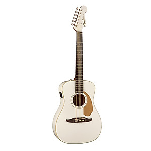 Fender Malibu Player Acoustic Guitar, with 2-Year Warranty, Arctic Gold, Walnut Fingerboard