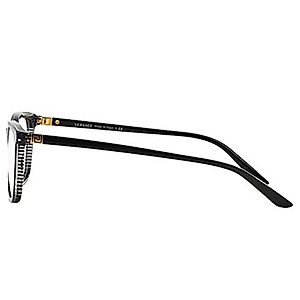 Versace Men's VE3197 Eyeglasses Black Rule 53mm