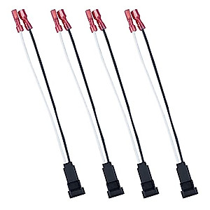 72-4568 Speaker Adapter Wiring Harness Replacement for General Motor Vehicles GMC Buick Cadillac Chevy Silverado Sierra Suburban Yukon Cobalt Colorado Front Rear Door Speaker Connector (4Pcs)