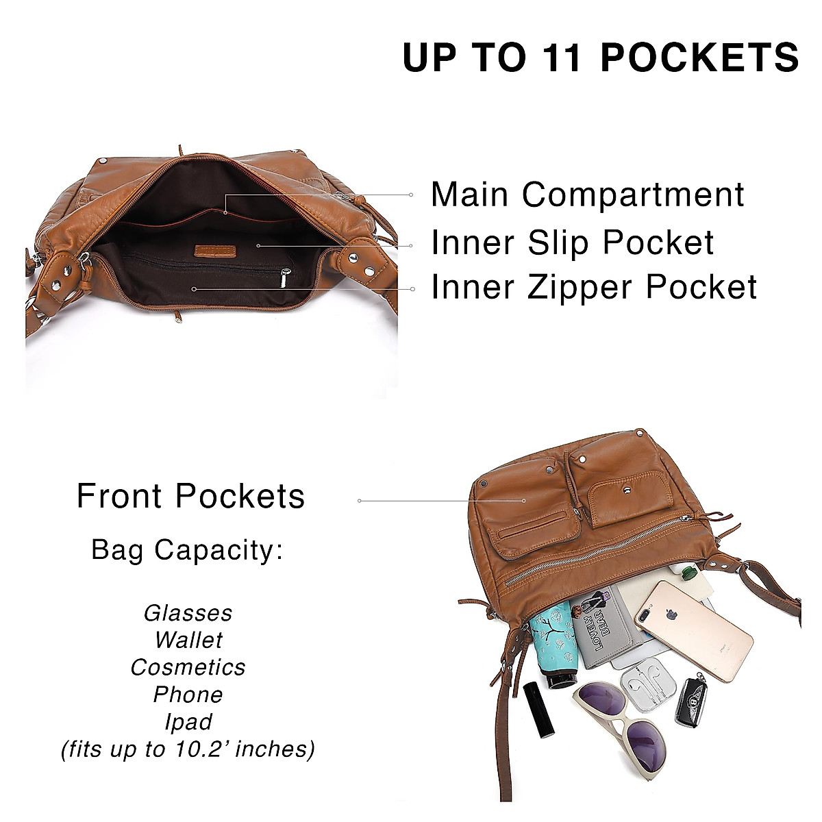 Scarleton Crossbody Bags for Women, Crossbody Purses for Women, Women's Crossbody Handbags with Multiple Pockets, H180035 - Turquoise Green