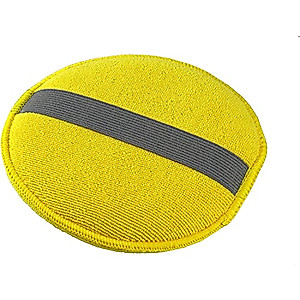 Glart 46PP Microfibre Hand polishing Sponge Set of 6, 130x25 mm, Wax applicator pad for waxes, Polishes, Paint Cleaner, car Polish, Motorcycle Polish,Instead of polishing Machine