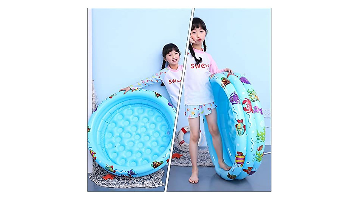Portable Inflatable Pool for Kids | Easy Setup Summer Fun!