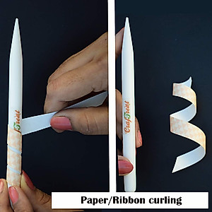 CrafTreat Teflon Pencil Bone Folder and Scoring Tool - Paper Creasing Tool - Paper Scorer for Paper Crafting, Origami, Bookbinding, Scrapbooking - Smooth, Non Stick,Ergonomic Craft Tools
