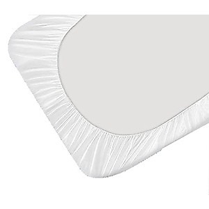 SheetWorld Waterproof Fitted Portable Mini Crib Mattress Protector Pad Cover, 100% Bamboo Jacquard Breathable, Boys and Girls, Size 24 x 38