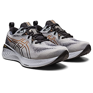 ASICS Men's GEL-CUMULUS 25 Running Shoes, 11, SHEET ROCK/SUN PEACH