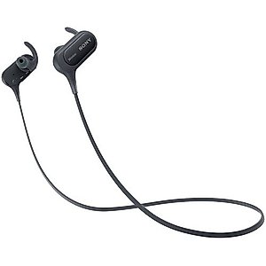 Sony Premium Splashproof Bluetooth Wireless Extra Bass Sports in-Ear Noise-Canceling Headphones
