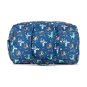 JuJuBe Disney and Pixar's Toy Story x Super Star Plus Weekender Diaper Bag, Zippered Overnight Travel Duffel Bag with Changing Pad, Shoe Compartment, Bags for Baby Essentials and Travel Accessories